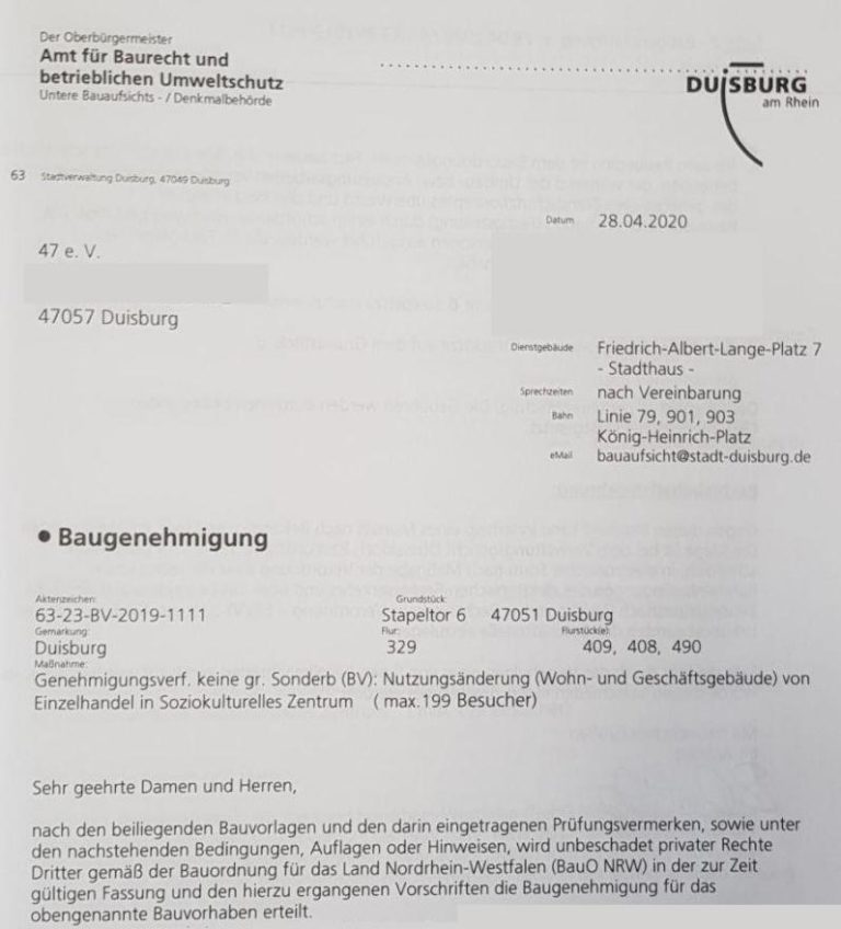 Wir haben endlich den Passierschein A38 !!! – DU erhält(st) Kultur